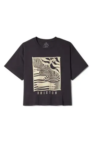 Brixton Poolside Boxy Cotton Graphic T-shirt