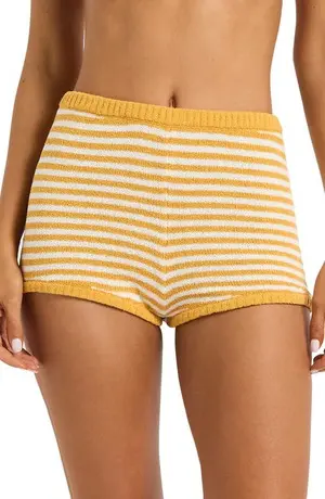 Bond Eye Ozzy Striped Knit Shorts