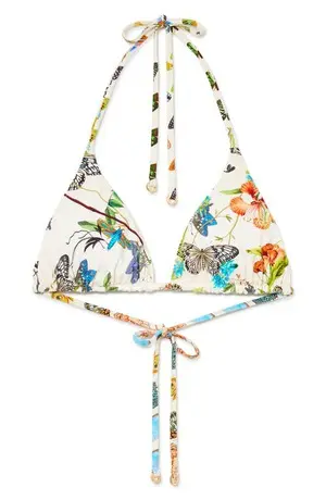 REISS Thia Butterfly Triangle Bikini Top