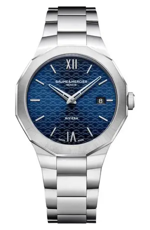 Baume & Mercier Riviera 73 Bracelet Watch - Blue