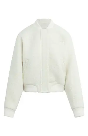 FAVORITE DAUGHTER The Bouclé Studio Bomber Jacket