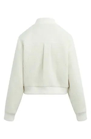 FAVORITE DAUGHTER The Bouclé Studio Bomber Jacket