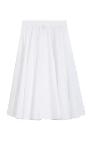 BOSS Valie Cotton Midi Skirt