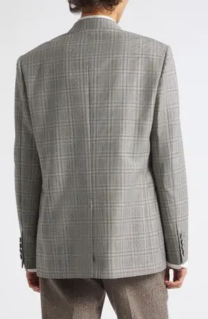 Valentino Garavani Plaid Mohair & Wool Sport Coat