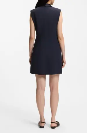 BOSS Danjanal Sleeveless Tuxedo Minidress