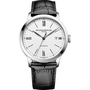 Baume & Mercier Classima Automatic Leather Strap Watch