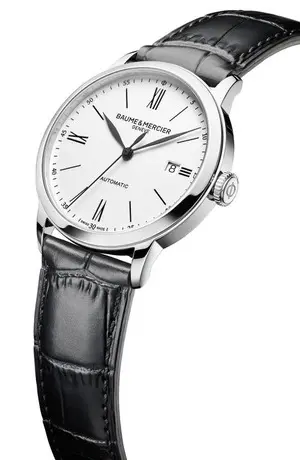 Baume & Mercier Classima Automatic Leather Strap Watch