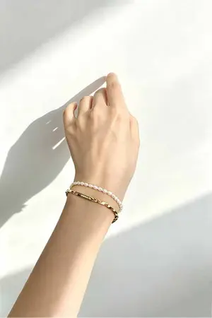 CLASSICHARMS Madison Layered Pearl Bracelet