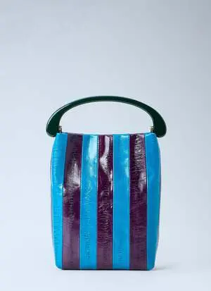Dries Van Noten Striped Handle Handbag