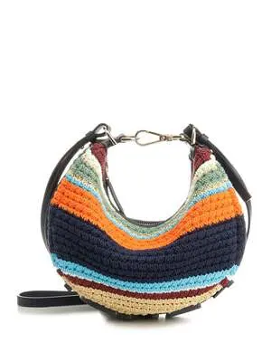 Fendi Mini Fendigraphy In Straw - Multicolor