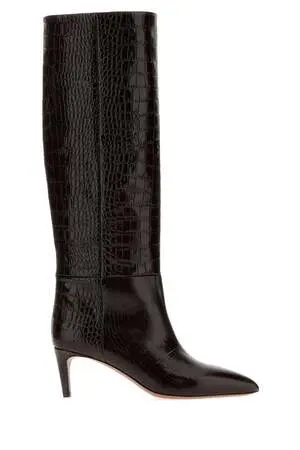 Paris Texas Chocolate Leather Boots