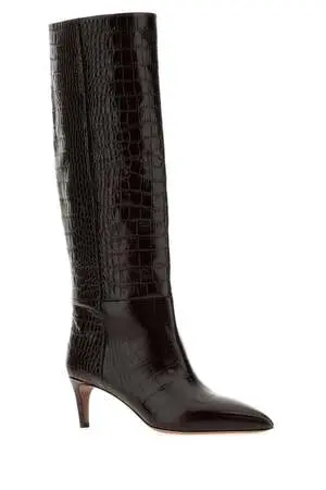 Paris Texas Chocolate Leather Boots