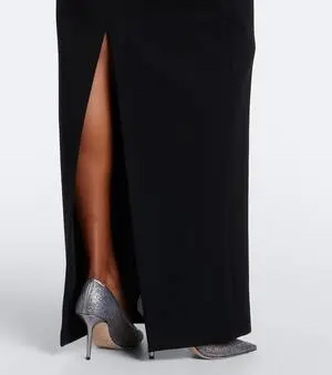 Rachel Gilbert Oscar Off-the-shoulder Corset Gown