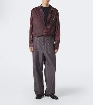 MAISON MARGIELA Paisley Satin Shirt