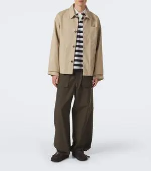 JW Anderson Cotton-blend Wide-leg Pants