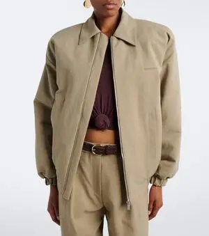Magda Butrym Cotton Twill Blouson Jacket