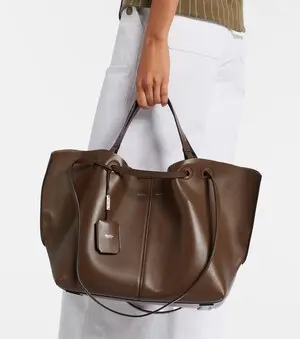 Max Mara Leather Tote Bag