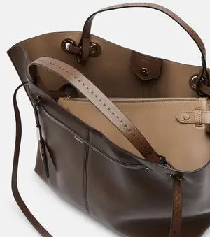 Max Mara Leather Tote Bag