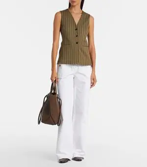 Max Mara Leather Tote Bag
