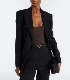 Alex Perry Gathered Mesh Bodysuit