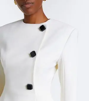 Rachel Gilbert Finley Wool-blend Minidress - White