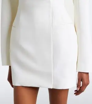 Rachel Gilbert Finley Wool-blend Minidress - White