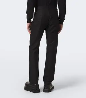 Rick Owens Kurdt Ramie And Cotton Straight Pants