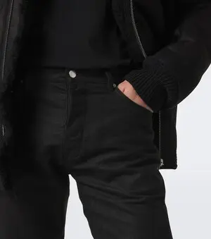 Rick Owens Kurdt Ramie And Cotton Straight Pants