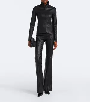 Stouls Leather Flared Pants