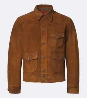 Ralph Lauren Alston Suede Jacket - Brown