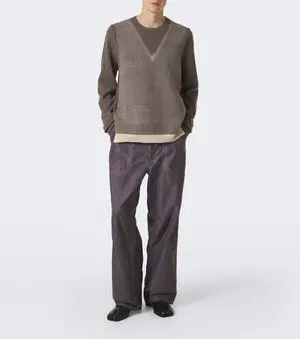 MAISON MARGIELA Printed Virgin Wool Sweater
