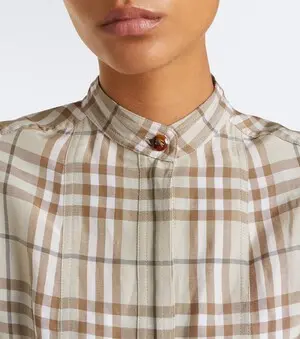 Burberry Check Belted Minidress