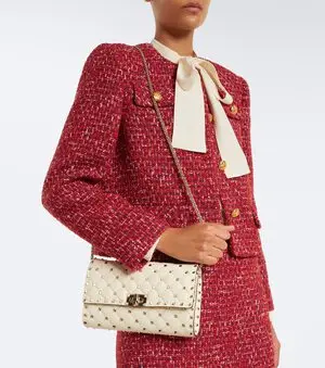 Valentino Garavani Rockstud Spike Small Leather Crossbody Bag