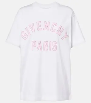 Givenchy Embroidered Cotton T-shirt - White