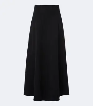 Extreme Cashmere Maxi Skirt - Black