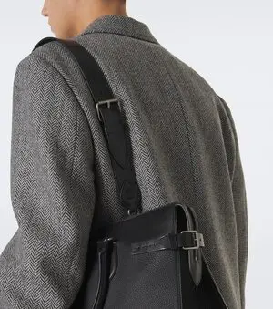 Valentino Garavani Vlogo Leather Briefcase