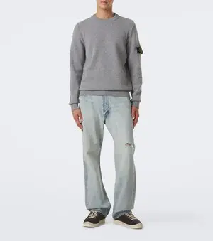 Stone Island Compass Badge Wool-blend Sweater