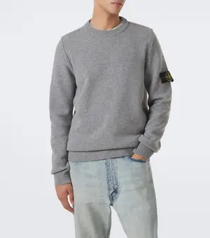 Stone Island Compass Badge Wool-blend Sweater