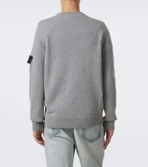 Stone Island Compass Badge Wool-blend Sweater