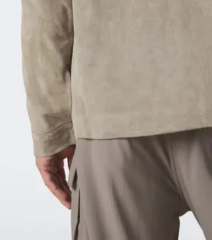 Rick Owens Brad Suede Jacket - Beige