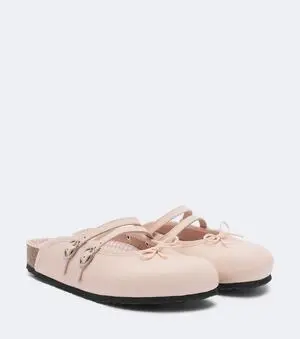 BIRKENSTOCK X Repetto Leather Mules - Pink