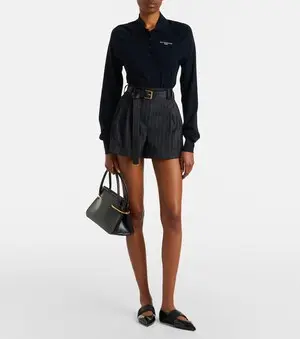 Givenchy Cotton And Silk Polo Sweater