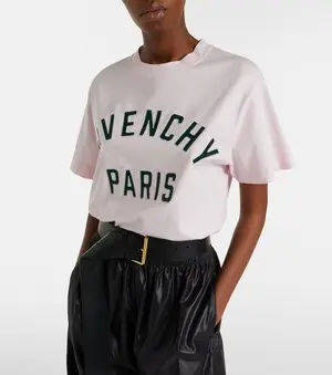 Givenchy Logo Appliqué Cotton T-shirt