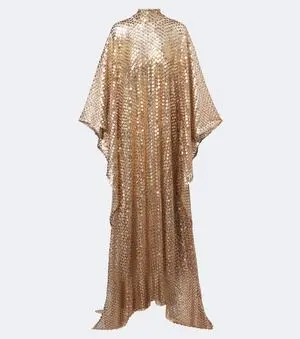 TALLER MARMO Deserto Sequined Kaftan - Gold