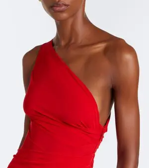 Alex Perry One-shoulder Gown - Red