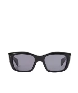 JACQUES MARIE MAGE Corniche Rectangular Sunglasses - Black