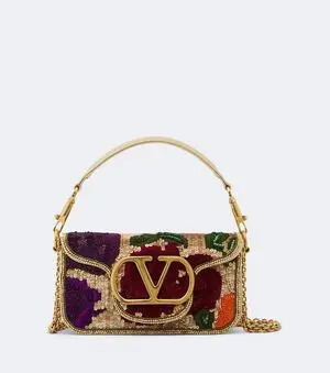 Valentino Garavani Vsling Mini Embellished Top-handle Bag - Multicoloured