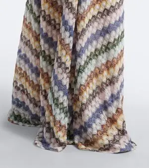 Missoni Zigzag Cutout Lamé Maxi Dress