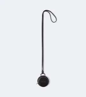 LEMAIRE Leather Necklace - Black