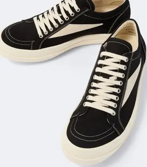 Rick Owens Canvas Sneakers - Black